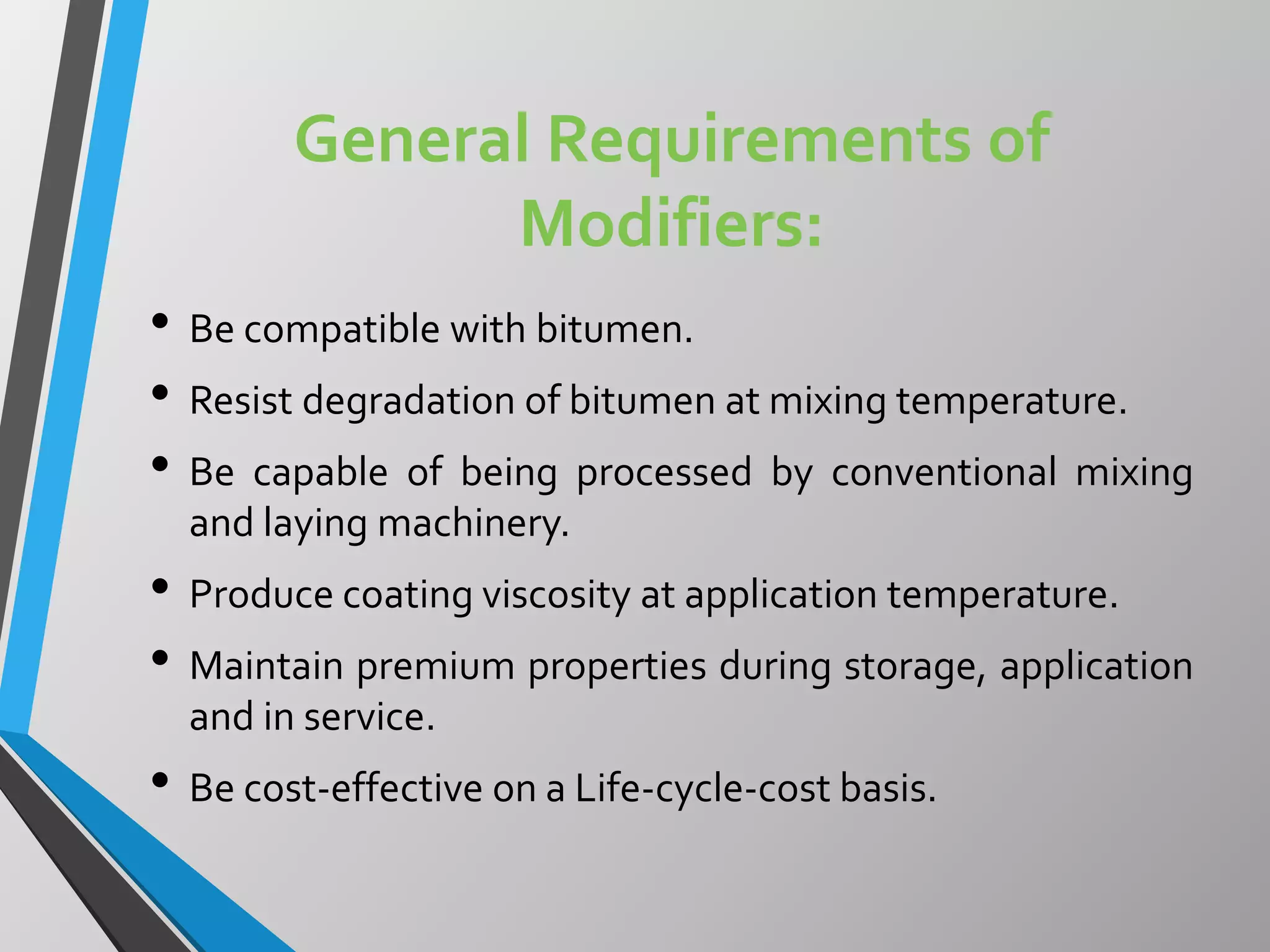 Bitumen and modified bitumen | PPTX