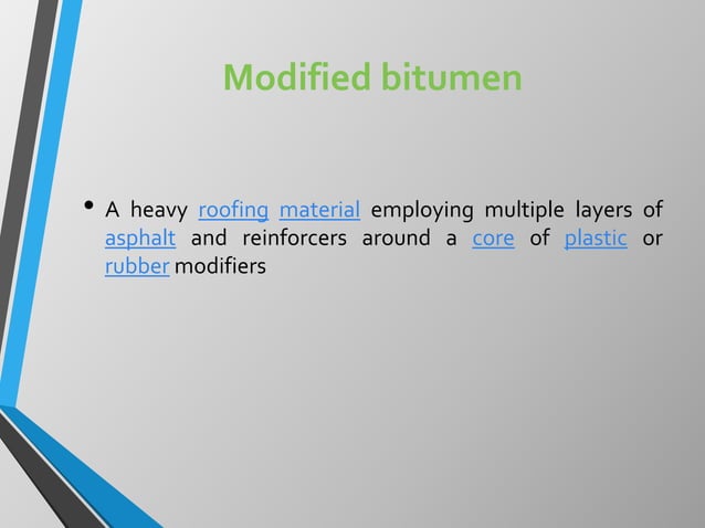 Bitumen and modified bitumen | PPTX | Geology | Science