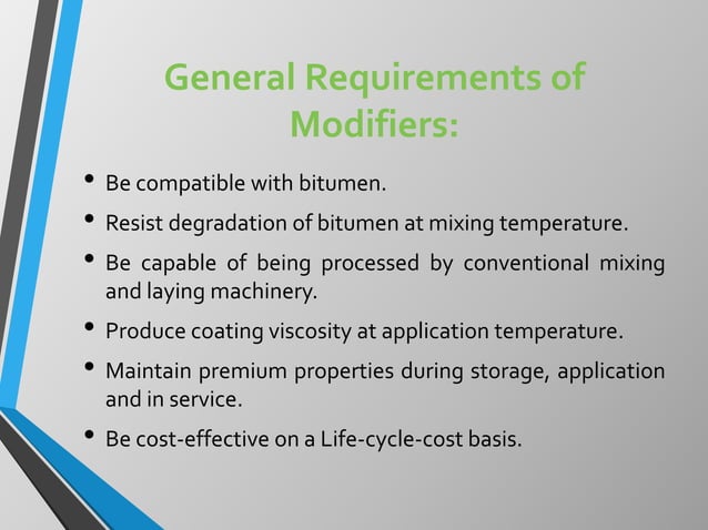Bitumen and modified bitumen | PPTX | Geology | Science