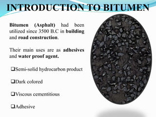 Bitumenous pavement (Flexible pavement) | PPTX