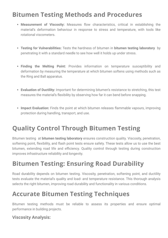 Bitumen Testing Ensuring Durability in Asphalt Roads.pdf