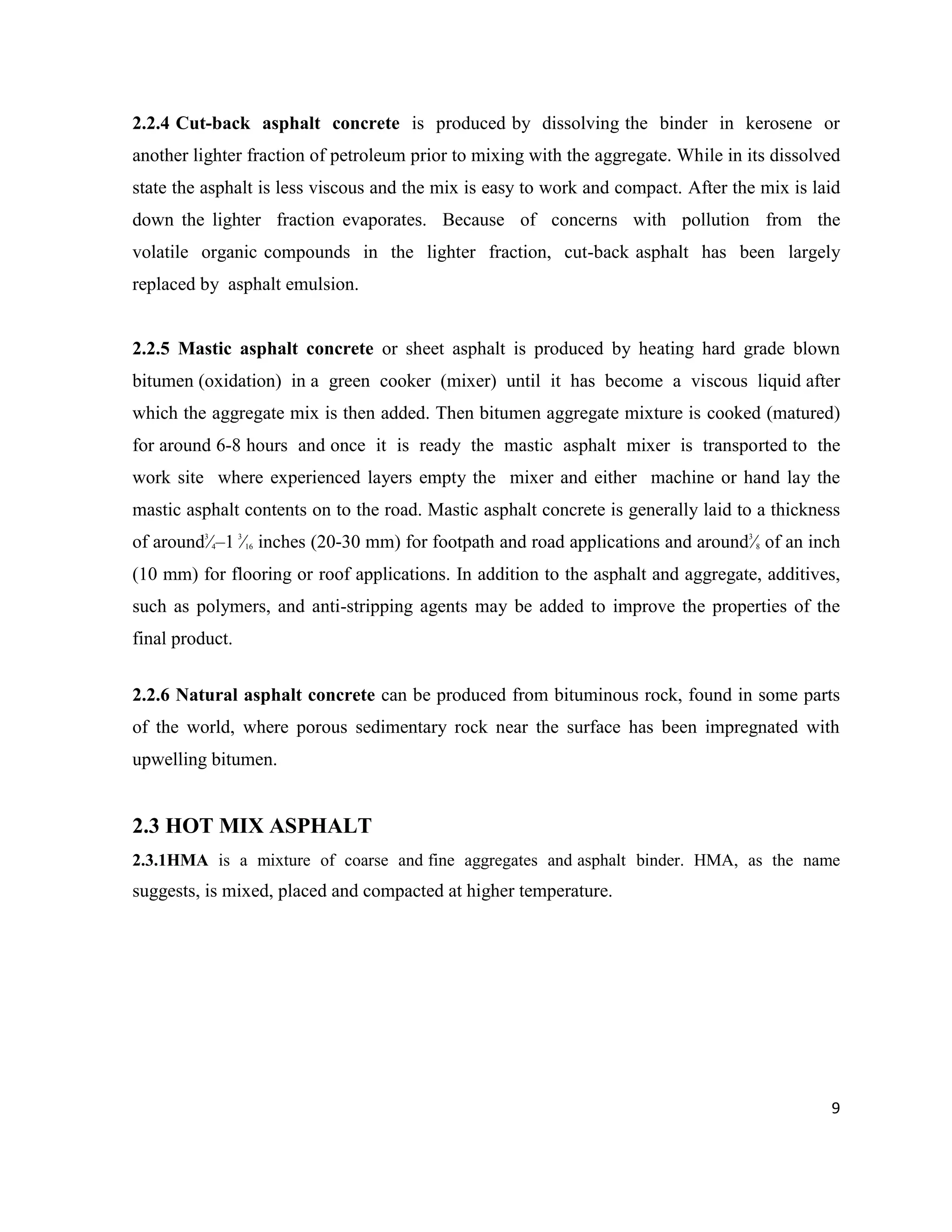 Bitumin mixes for road report documentation | PDF
