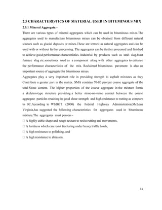 Bitumin mixes for road report documentation | PDF