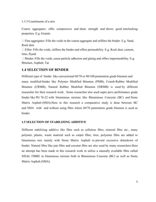 Bitumin mixes for road report documentation | PDF