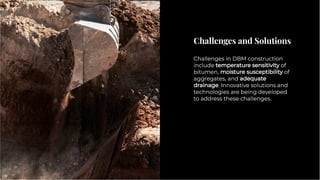 Dense Bituminous macadam in Road construction PPT | PDF
