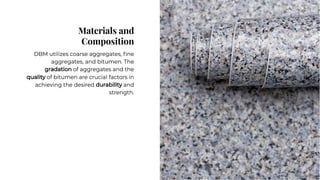 Dense Bituminous macadam in Road construction PPT | PDF