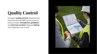 Dense Bituminous macadam in Road construction PPT | PDF