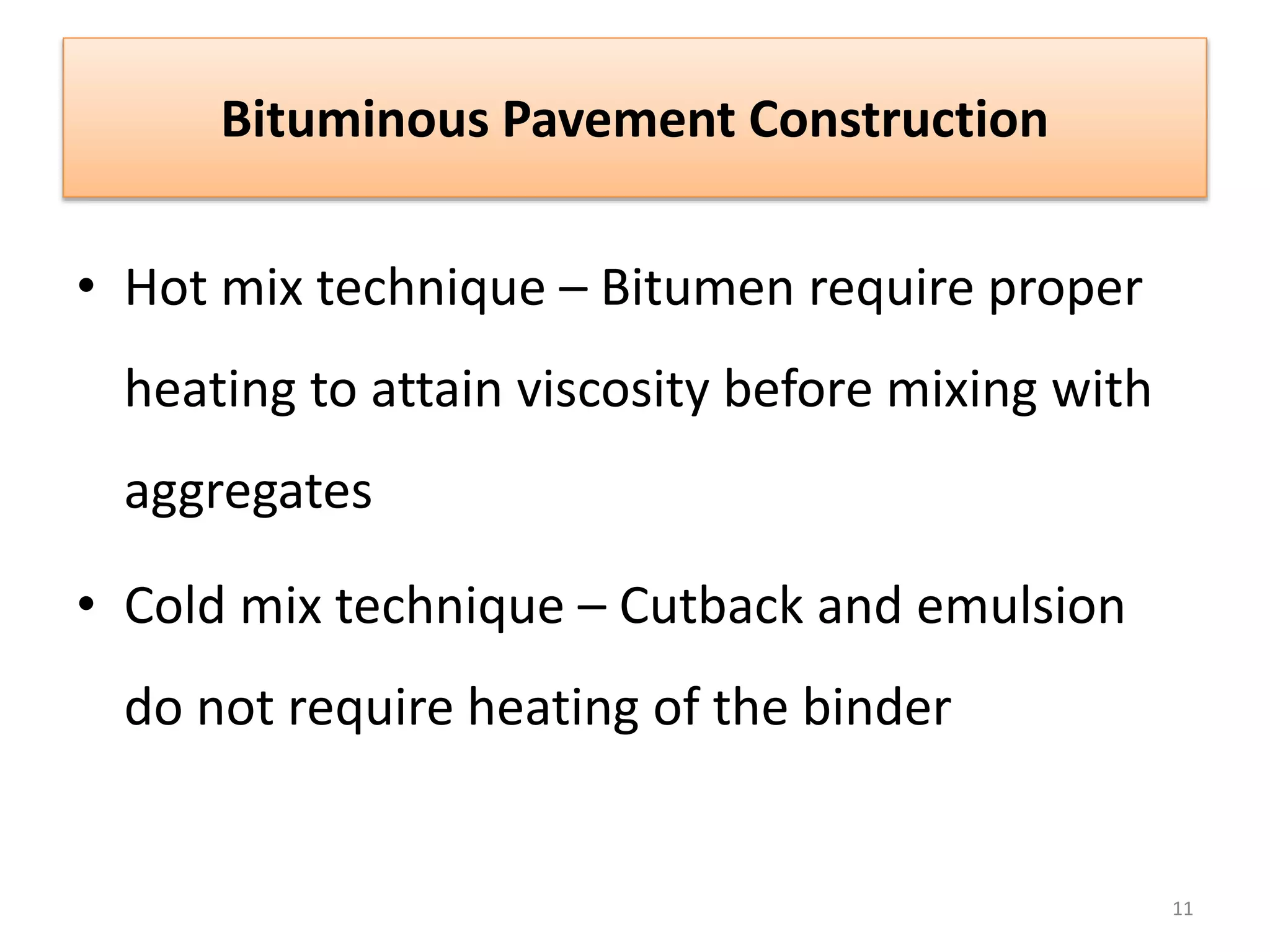 Bituminous road construction | PPTX