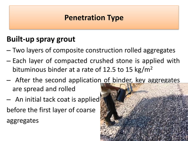 Bituminous road construction | PPTX | Geology | Science