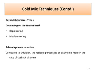 Bituminous road construction | PPTX
