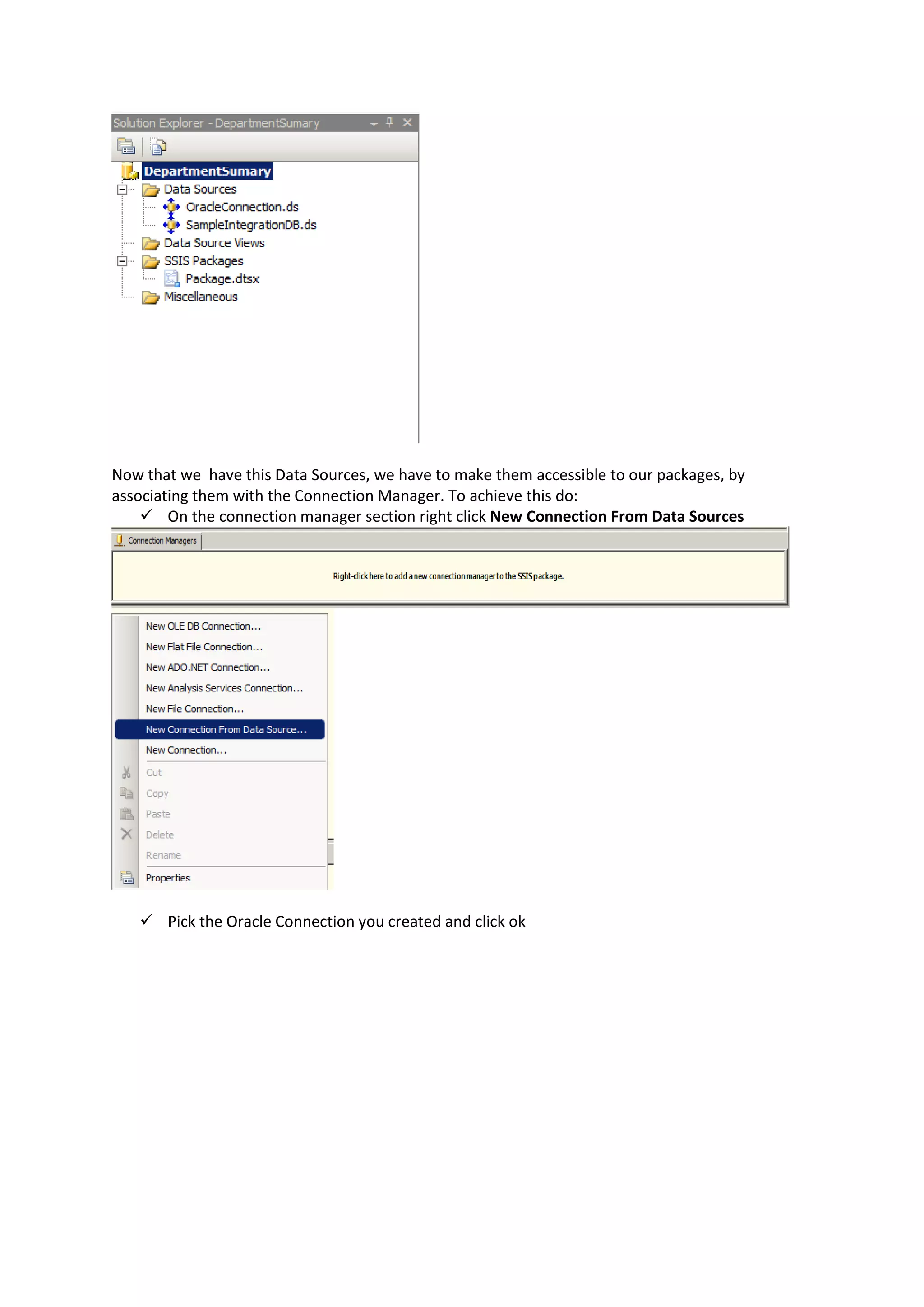 BI Tutorial (Copying Data from Oracle to Microsoft SQLServer) | PDF