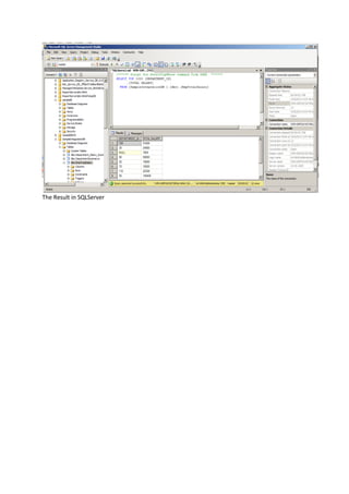 BI Tutorial (Copying Data from Oracle to Microsoft SQLServer) | PDF