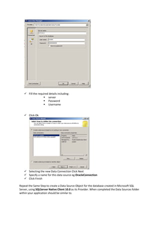 BI Tutorial (Copying Data from Oracle to Microsoft SQLServer) | PDF