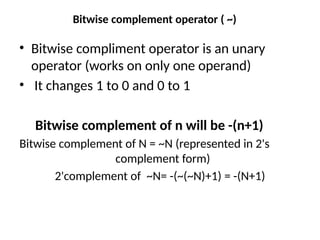 Explanation and importance of Bitwiseoperator.pptx