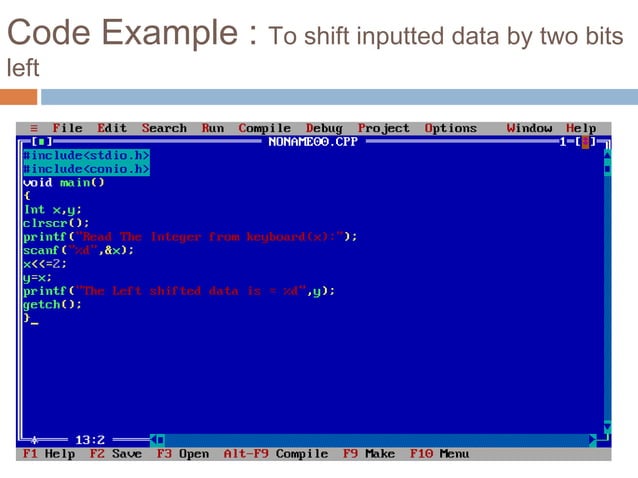 Bitwise operators | PPT | Programming Languages | Computing