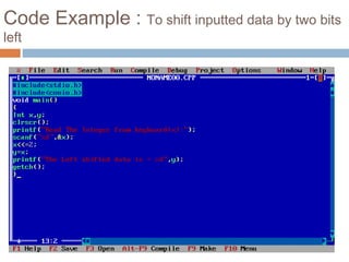 Bitwise operators | PPT