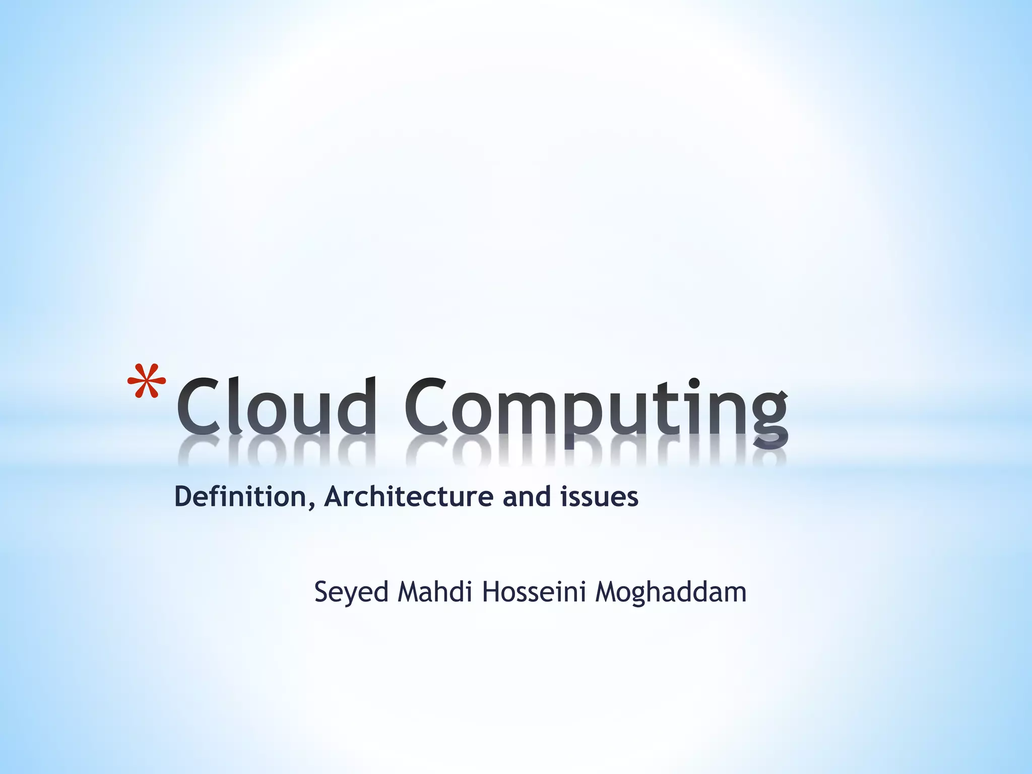 Cloud computing | PPT