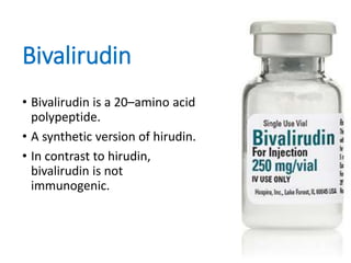 Bivalirudin | PPT