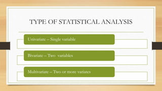 BIVARIATE AND MULTIVARIATE ANALYSIS.pptx | Free Download