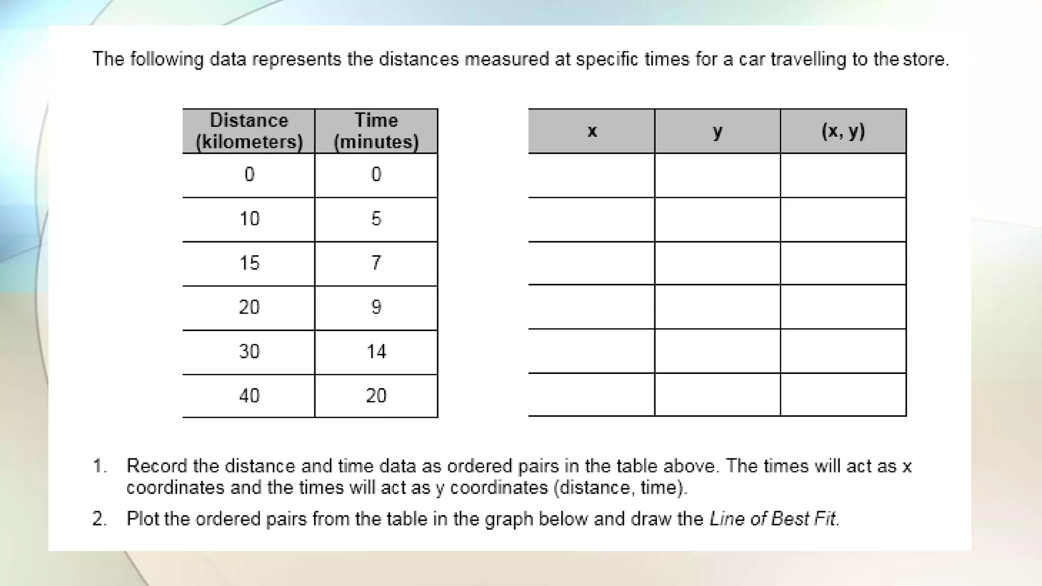 Bivariate data | PPTX