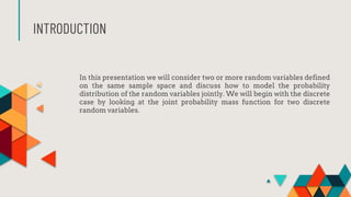 Bivariate Discrete Distribution | PDF