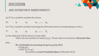 Bivariate Discrete Distribution | PDF