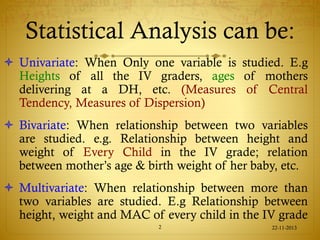 Bivariate linear regression | PPTX