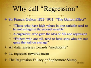 Bivariate linear regression | PPTX