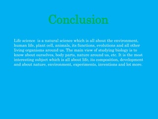 Relation of Life Science with other method subject | PPTX