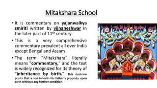 Schools of Hindu Law by Bivek Chaudhary. | PPTX