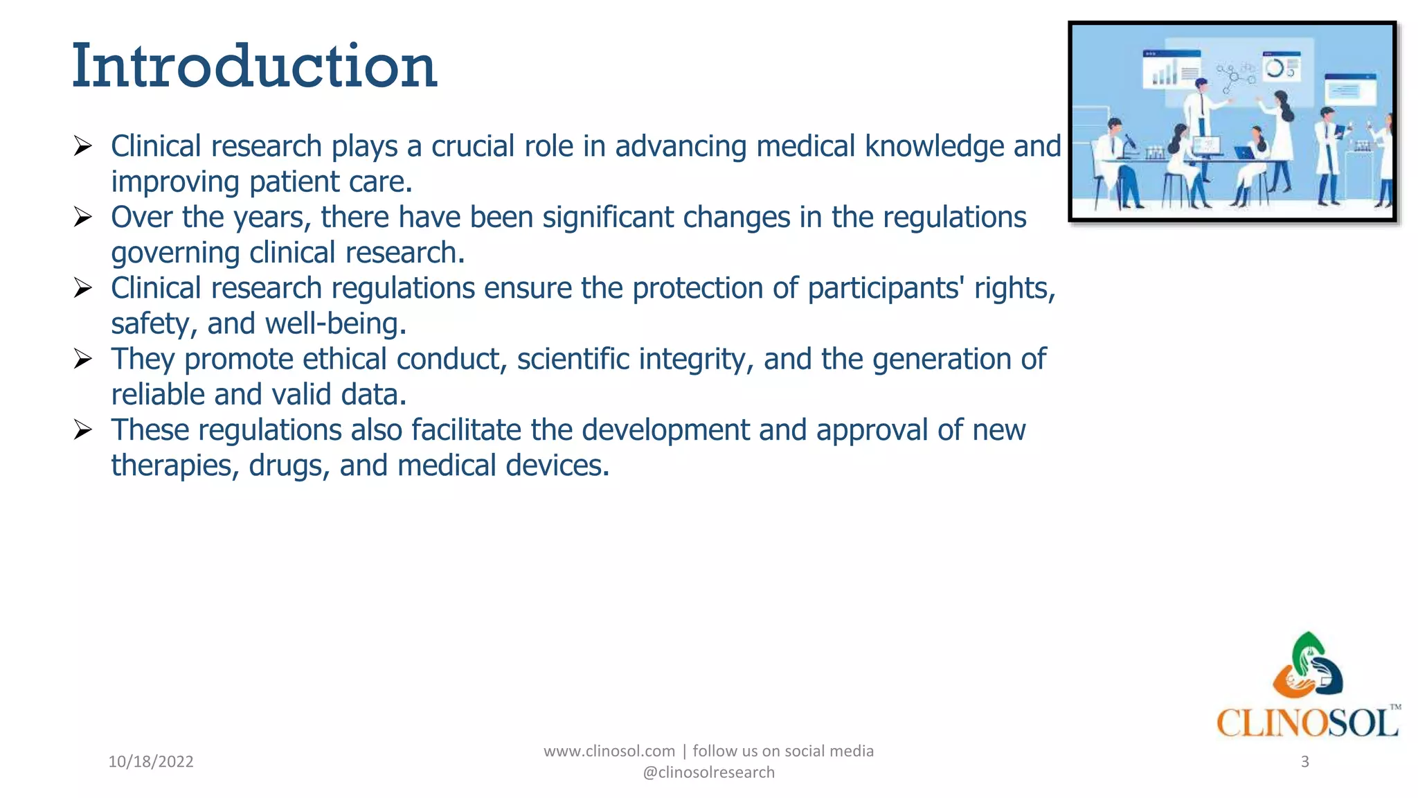 The Changing Landscape of Clinical Research Regulations: Updates and ...