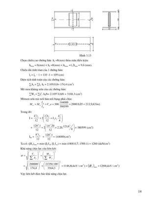 đề Bài và lời giải kết cấu thép 1 | PDF