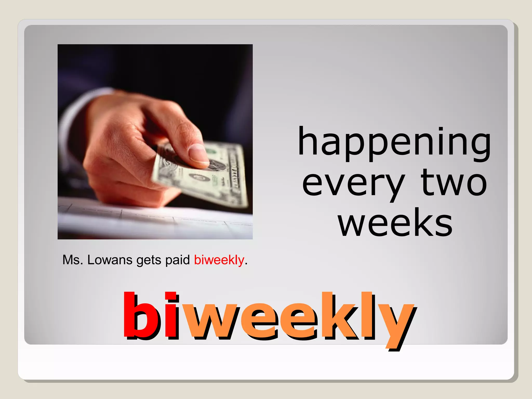 Bi vocabulary words | PPT