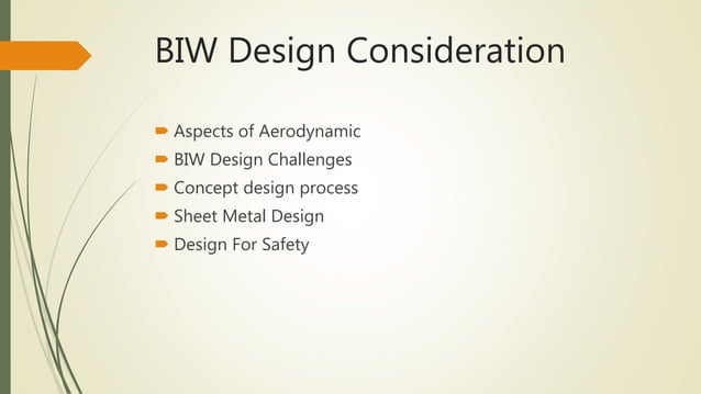 Biw | PPTX | Auto Body Styles | Automotive