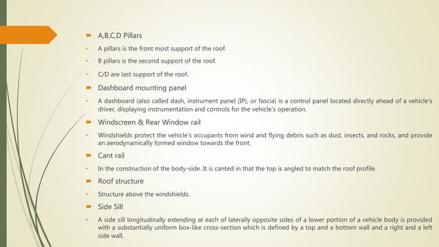 Biw | PPTX | Auto Body Styles | Automotive