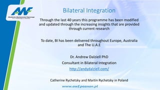 Bilateral integration workshop | PPT