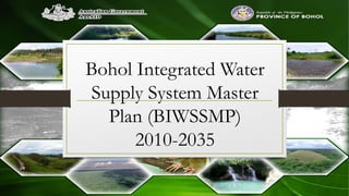 Bohol Integrated Water Resource Masterplan | PPTX