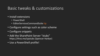 Working with PowerShell, Visual Studio Code and Github for the ...