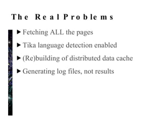Public Terabyte Dataset Project: Web crawling with Amazon Elastic ...