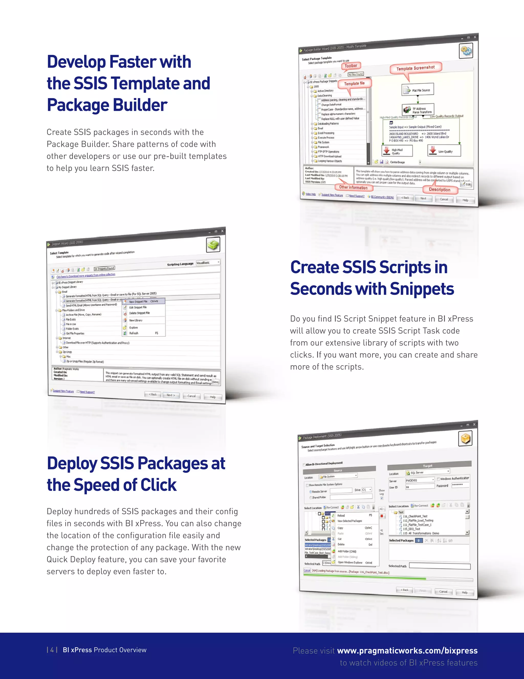 BI xPress - Pragmatic Works | PDF