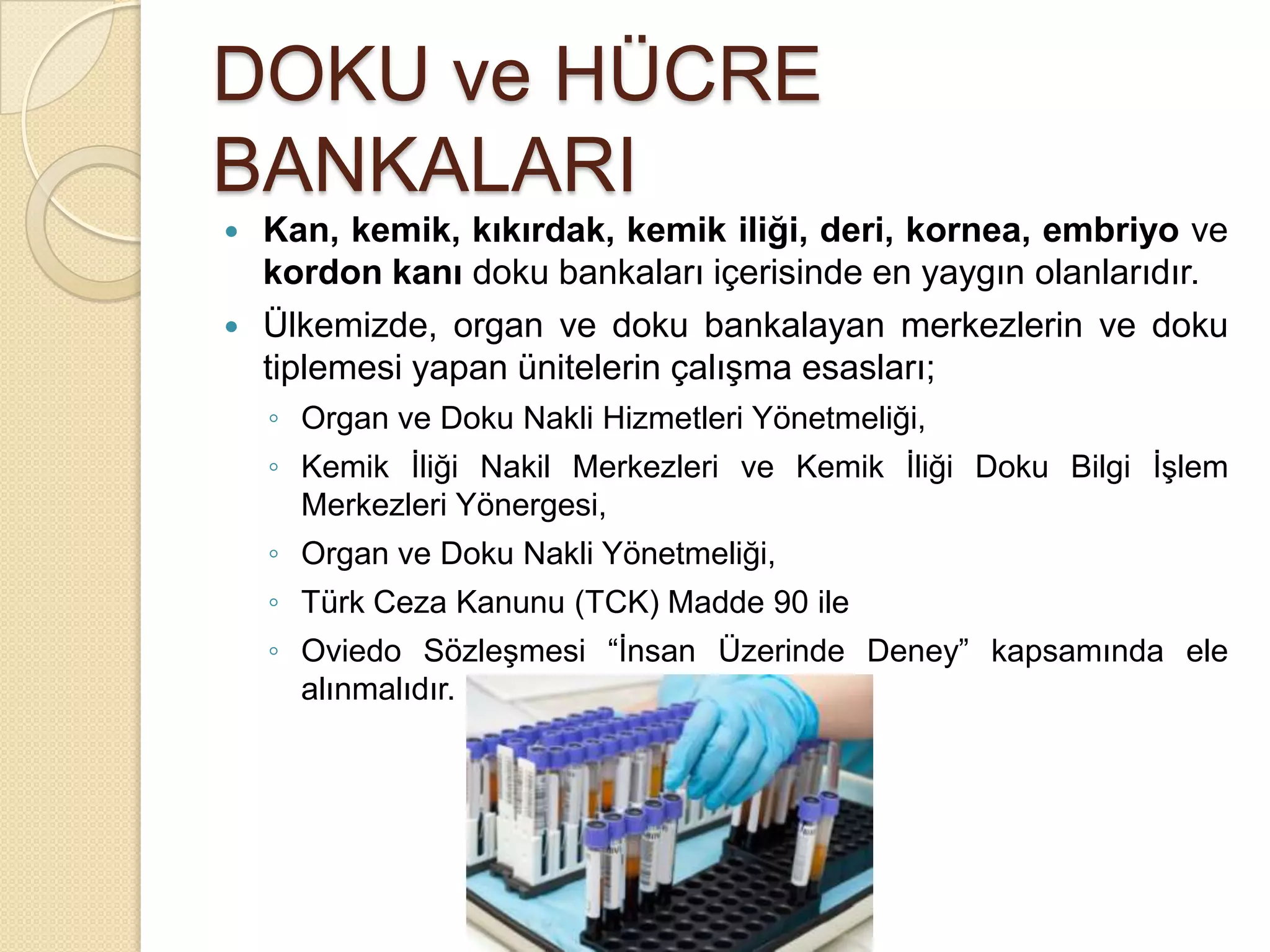 Bi̇yobankalar ve bi̇yobankalamada eti̇k konular | PPTX