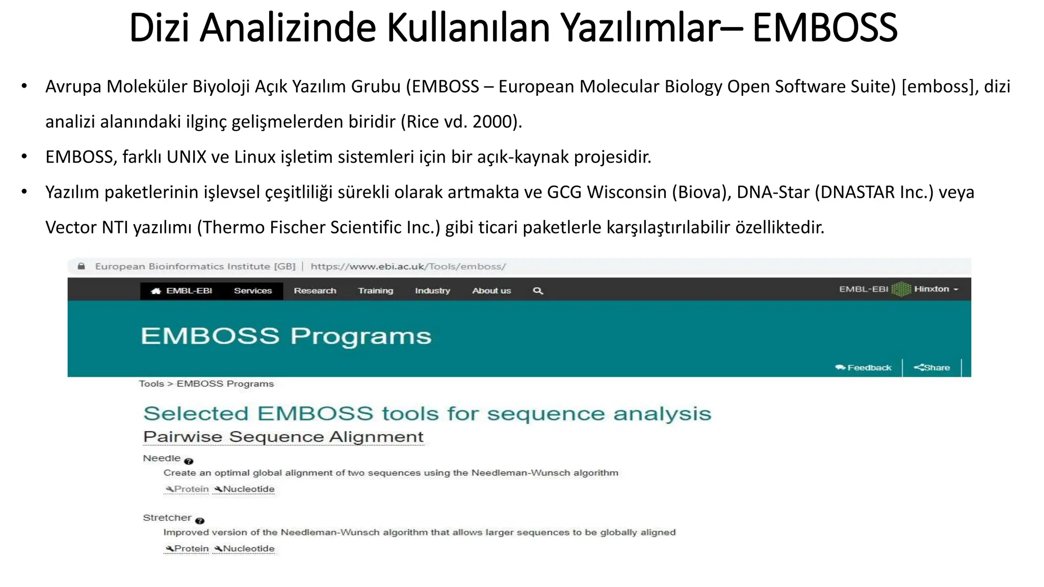 Bioinformatics 3 Sequence Analysis Yildiz Pptx