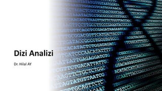 Bioinformatics-3-sequence_analysis_yildiz | PPTX