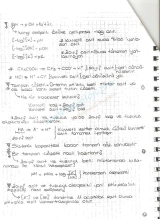 Biyokimya 1 ders notları | PDF