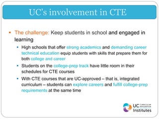 Integrating Academics and CTE for College-Prep | PDF