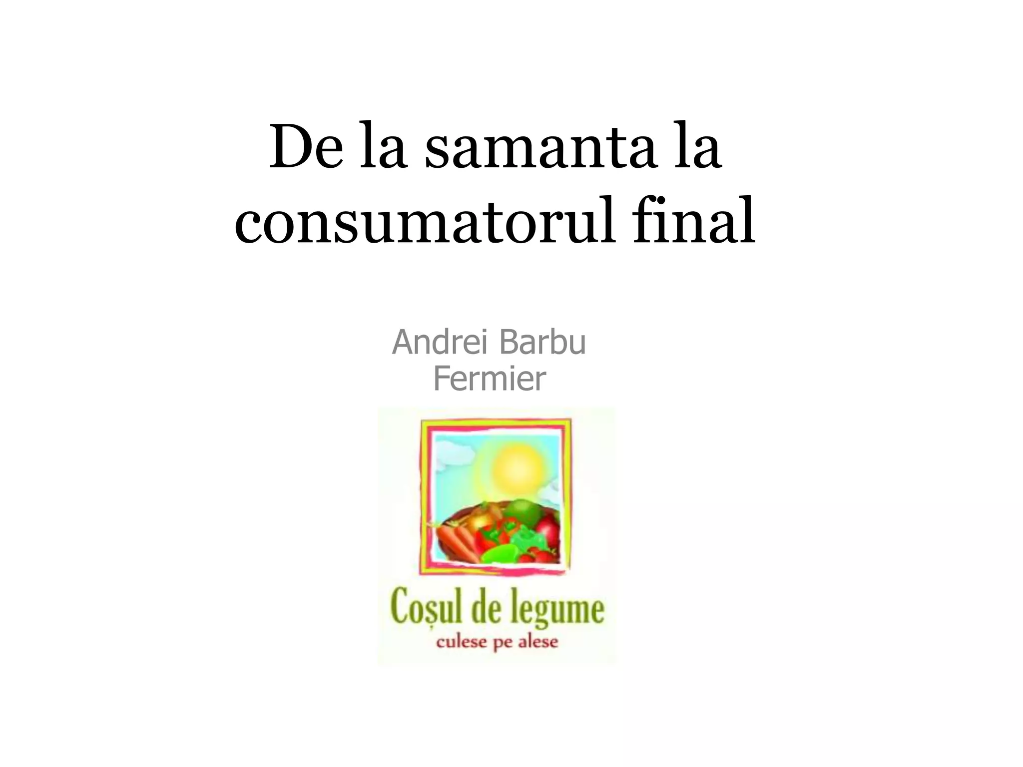 Cosul de legume | PPTX