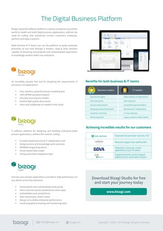 Bizagi - The Digital Process Automation Platform | PDF