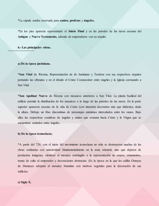 Historia del Arte Bizantino (C) | DOCX