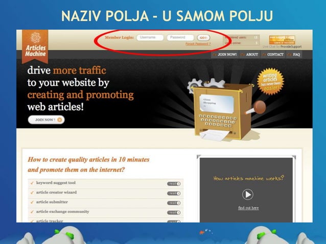 Juzer interfejs - Dizajn i analiza | PPT