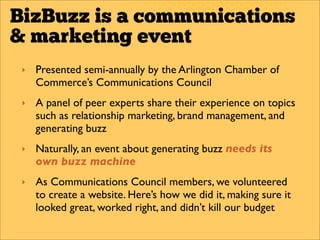 Biz buzz website case study | PDF